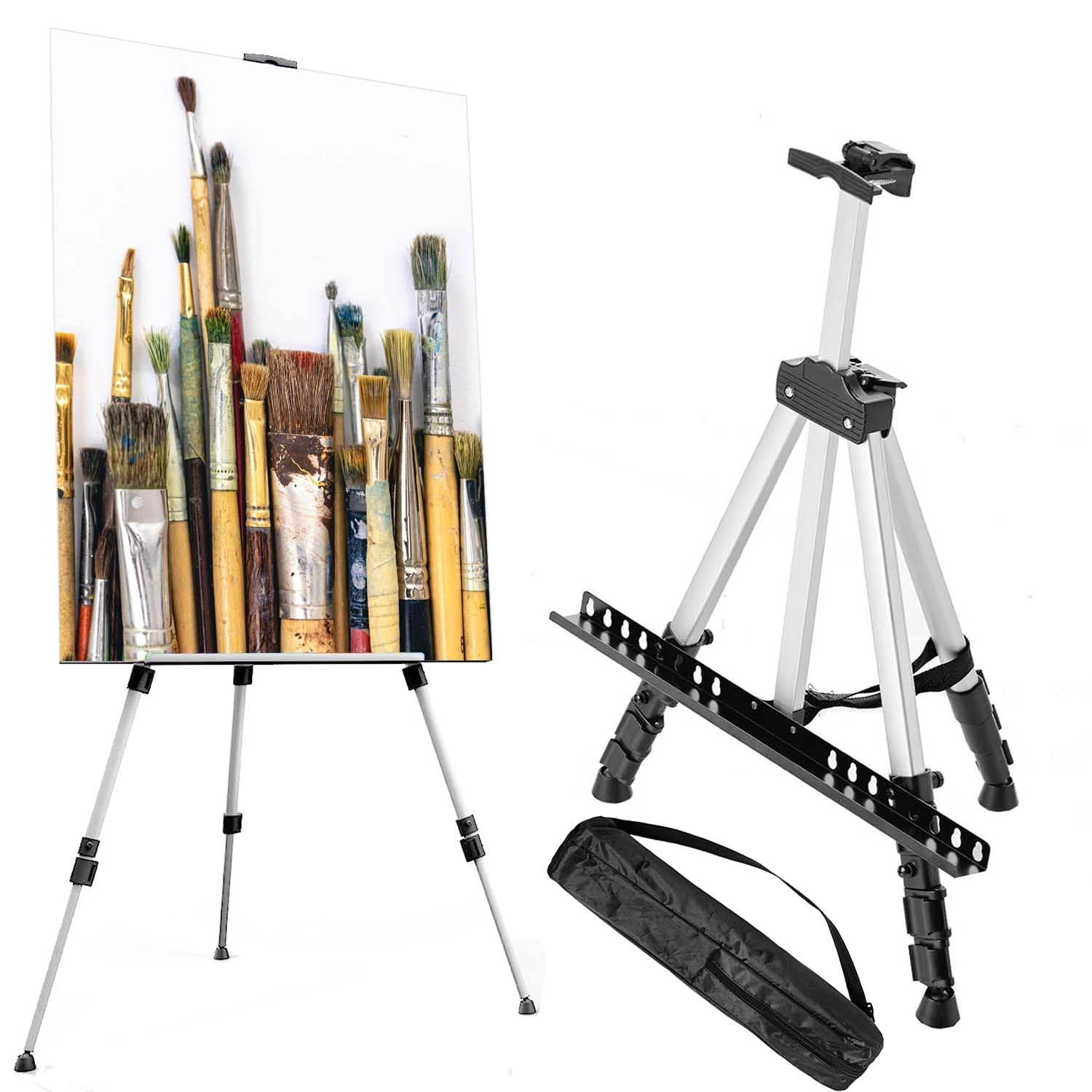 JNZYB Easel Stand for Painting - Art Easels for Adults Paint - Large ...