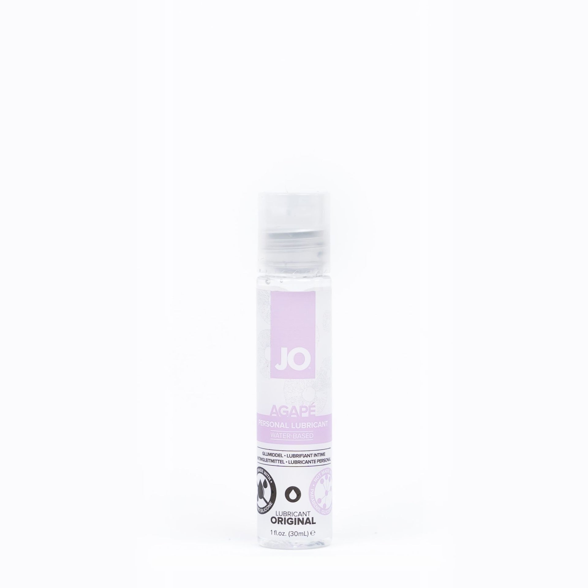 JO Agape Original Water Based Personal Lubricant Gel for Women, 1 oz ...