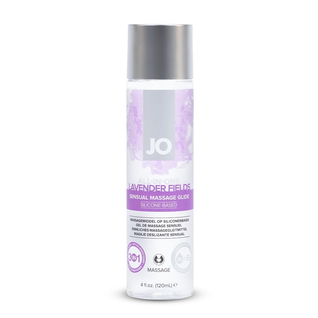 Jo All In One Lavender Massage Oil Long Lasting Silicone Based Glide 8549