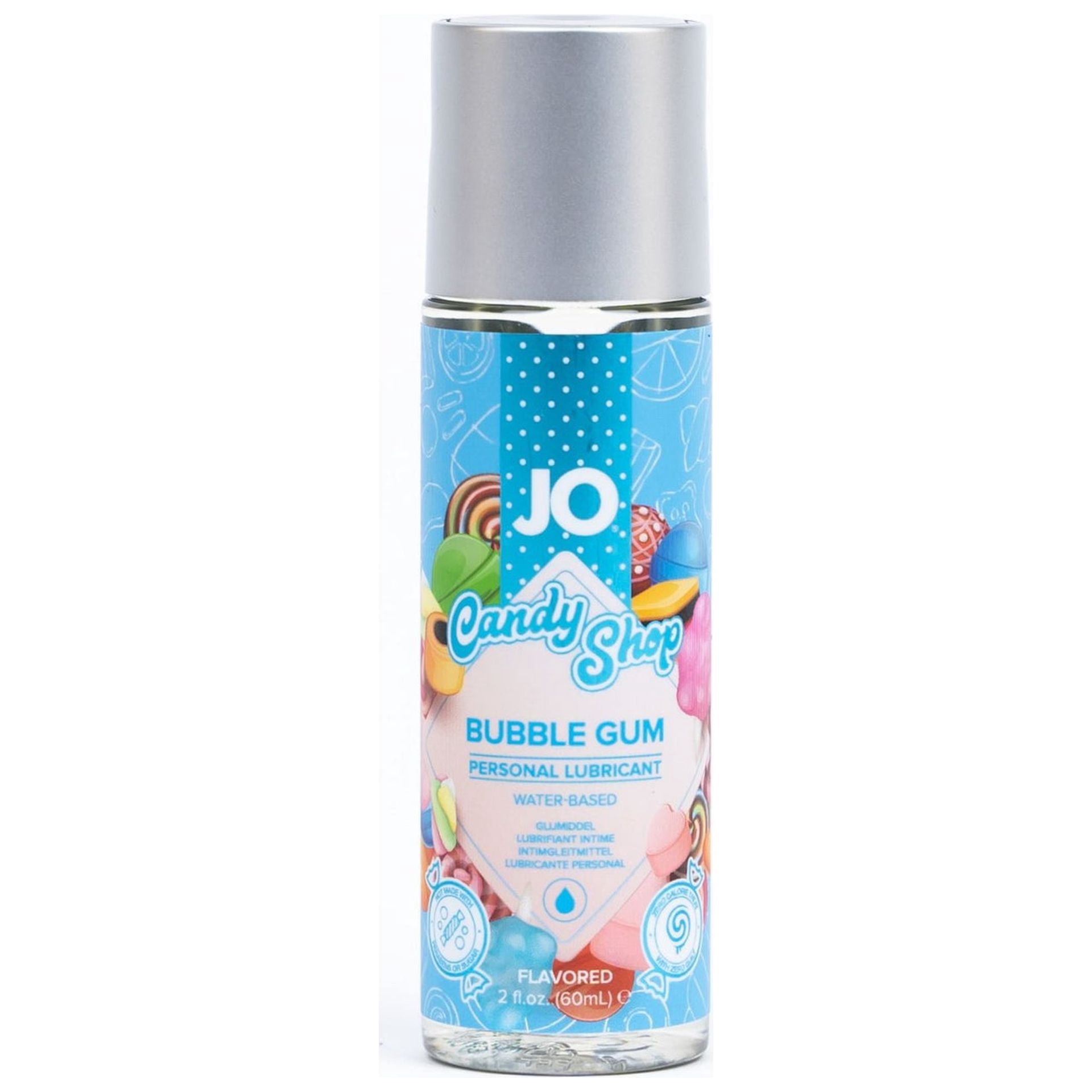 JO Flavored H2O Candy Shop Water Based Personal Liquids Lubricant, Cotton Candy, 2 oz - Walmart.com