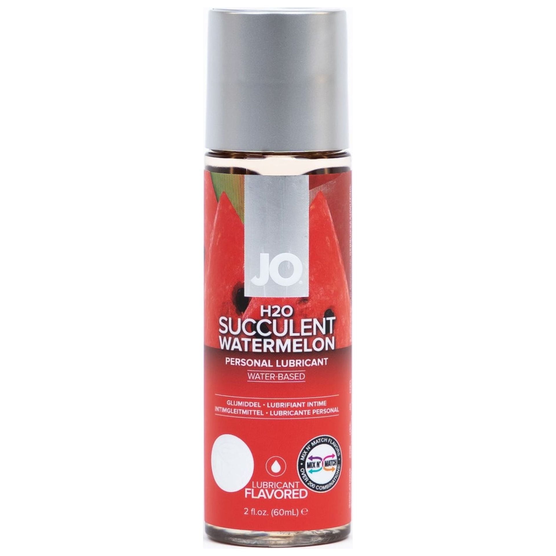 System JO Flavored H2O Water Based Liquid Personal Lubricant, Succulent ...