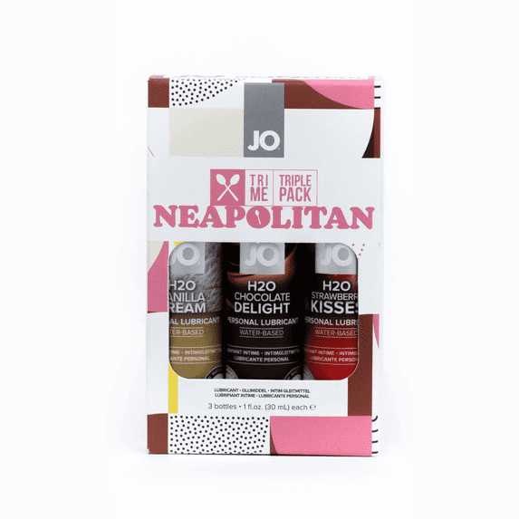 JO Tri-Me 3 Pack Gift Set, Flavored Water-based Lubricant for Men ...