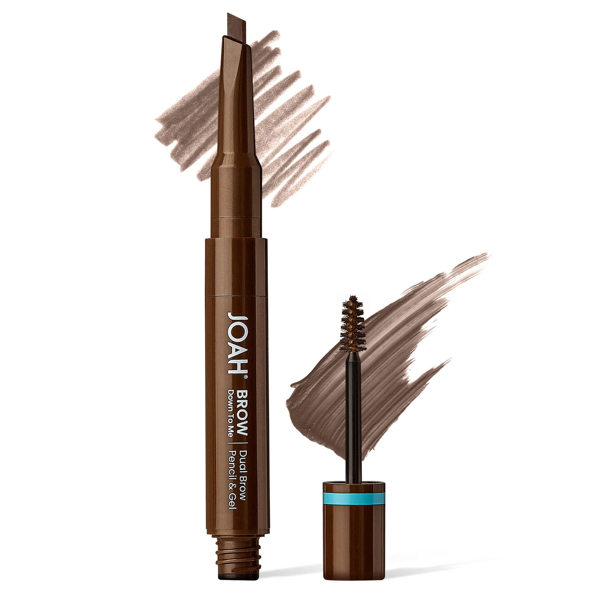 JOAH Brow Down To Me Dual Brow Pencil and Gel, Brunette - Walmart.com