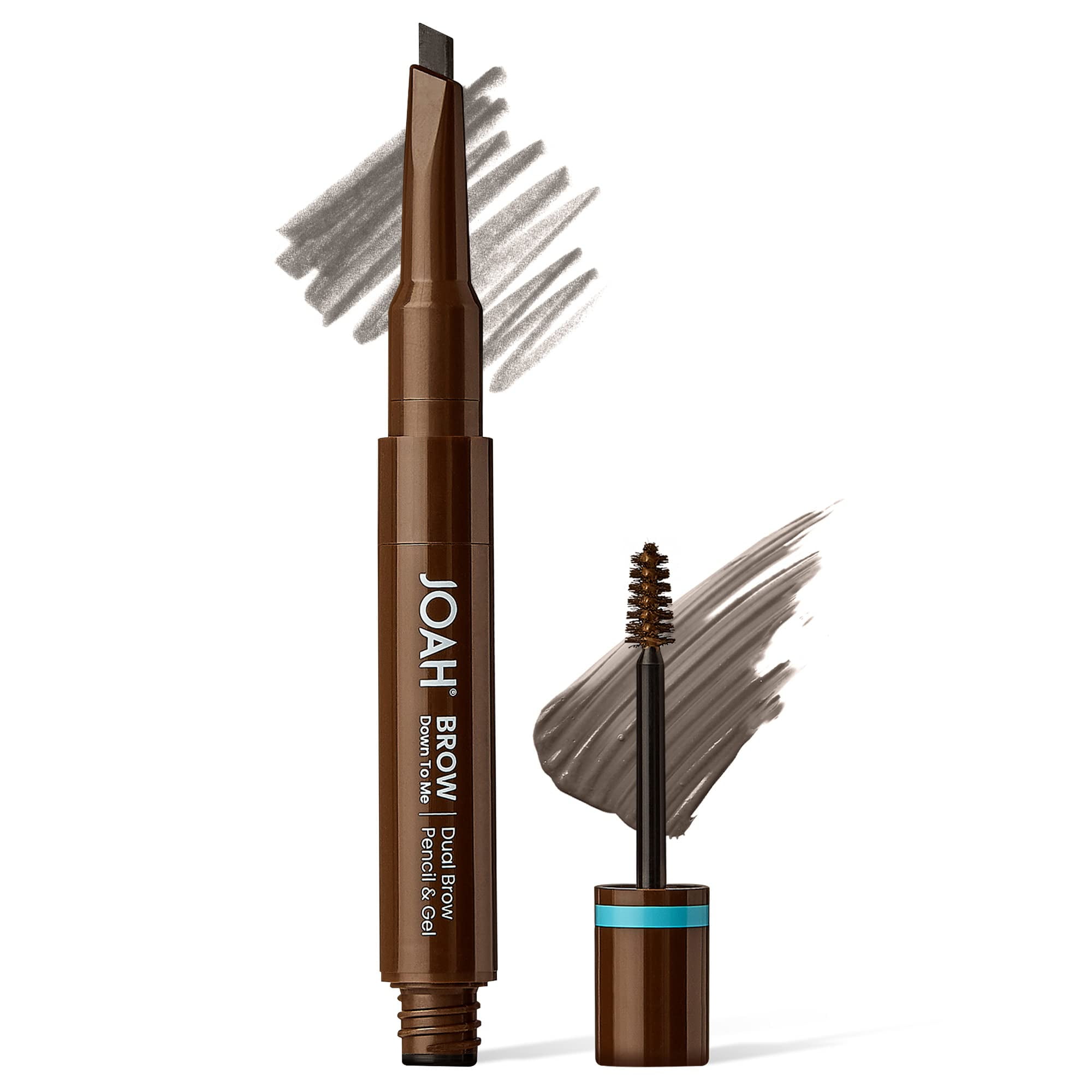 JOAH Brow Down To Me Dual Brow Pencil and Gel, Triangular Tip, Tinted Gel, Long-Lasting Vegan ...