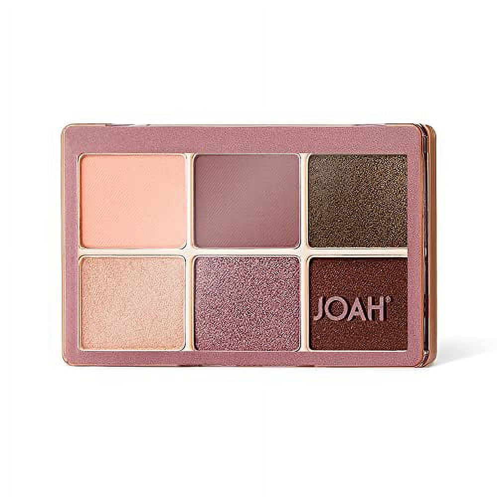 JOAH Eyeshadow Palette, Escapades Eye Makeup, 6 Shades, Richly Pigmented, Long Lasting Powder ...