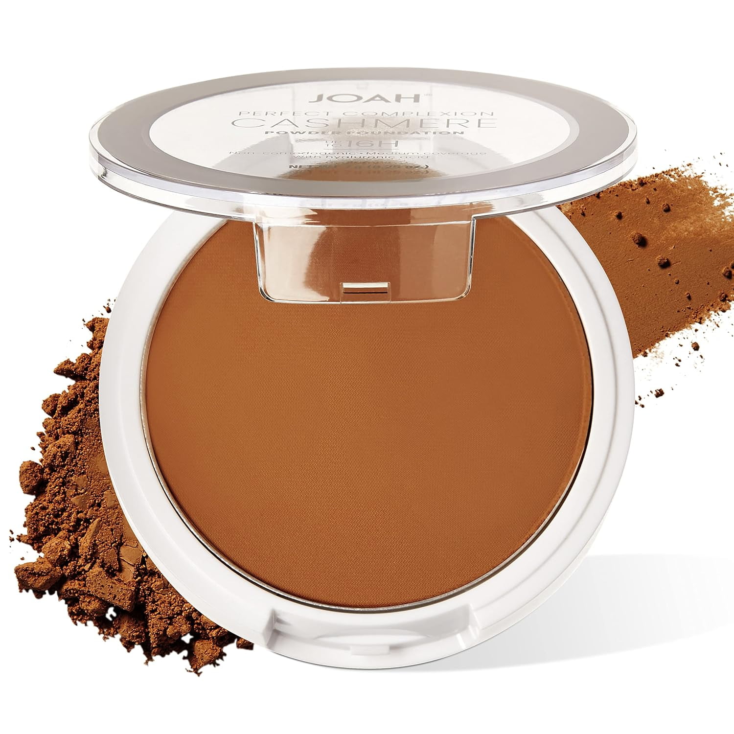 JOAH Perfect Complexion Cashmere Powder Foundation, Medium Face ...