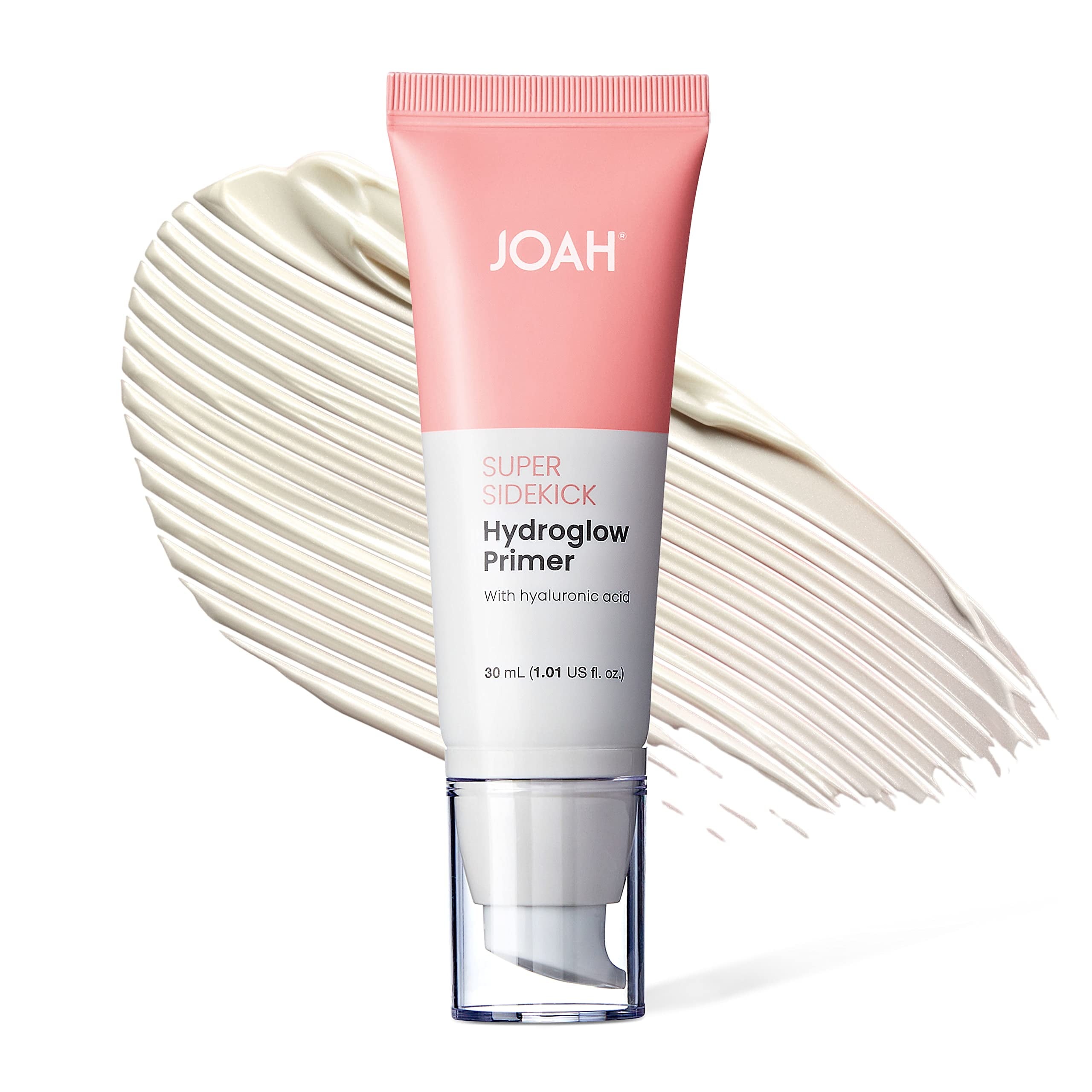 JOAH Super Sidekick Hydroglow Makeup Primer with Hyaluronic For Glow Dewy Finish, Hydrating Long ...