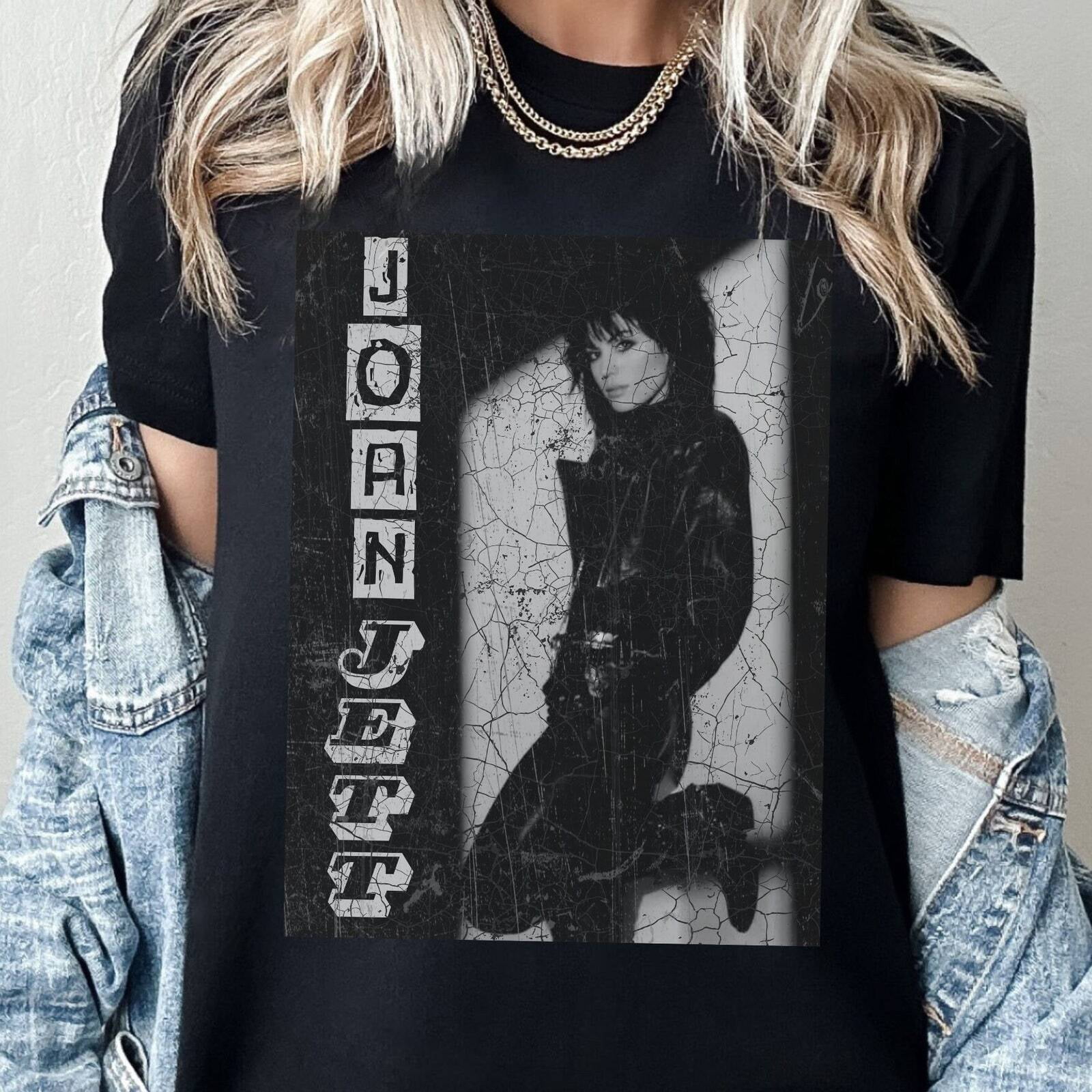 JOAN JETT T Shirt Tshirt T-shirt Tee Shirt Retro 1980s Style Band Tee ...