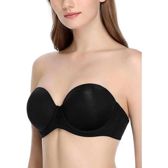 Joateay Strapless Bra For Women Push Up Full Figure Multiway Underwire