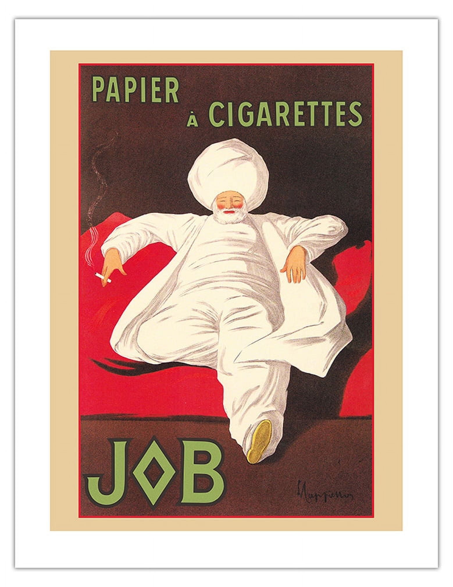 JOB Rolling Papers Paris - Papier A Cigarettes - Vintage Advertising ...