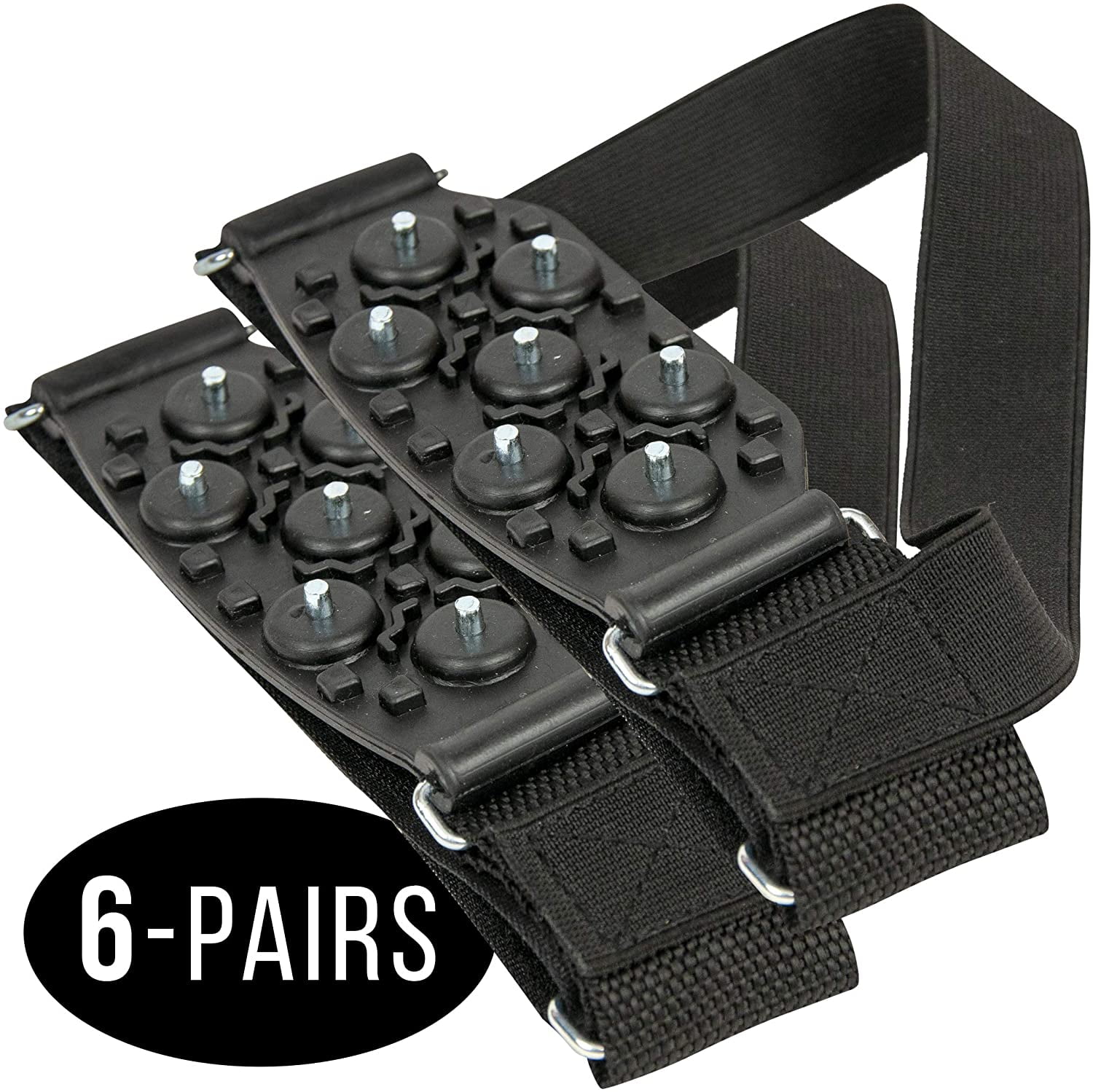 JOB SITE Jobsite Ice Claws Snow & Ice Traction Cleats (6 Pack ...