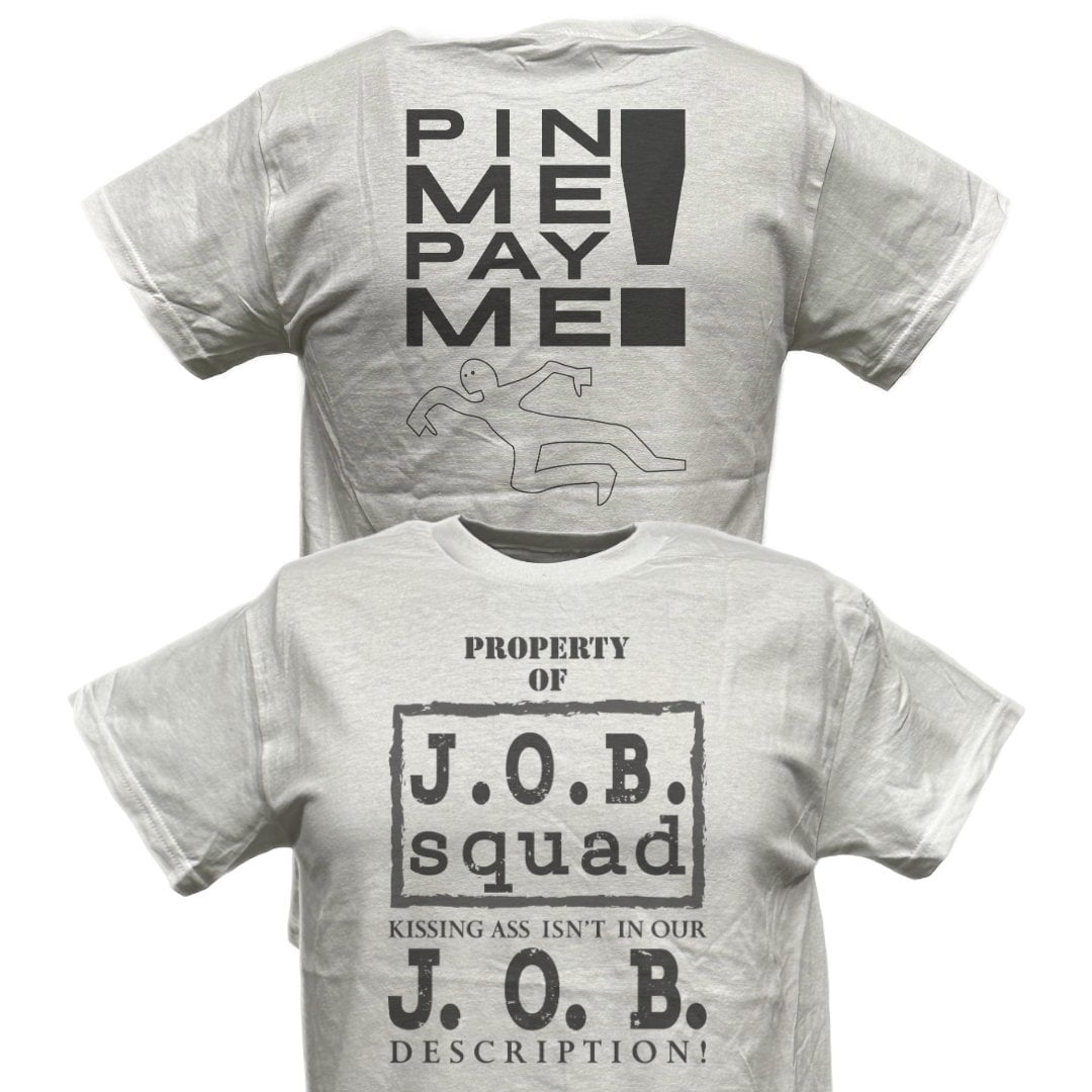 JOB Squad Pin Me Pay Me WWF T-shirt Al Snow Blue Meanie Gillberg XXL ...