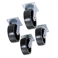 JOBOX JOBSITE 6" Casters - Set of 4 - 1-321990 w/ Hardware - Walmart.com