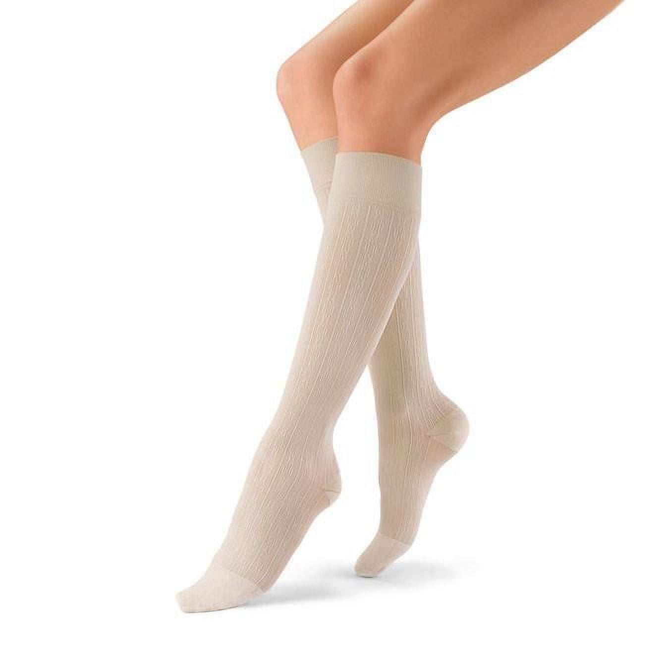 JOBST 120226 soSoft Compression Sock, Brocade, Knee High, 20-30mmHg ...