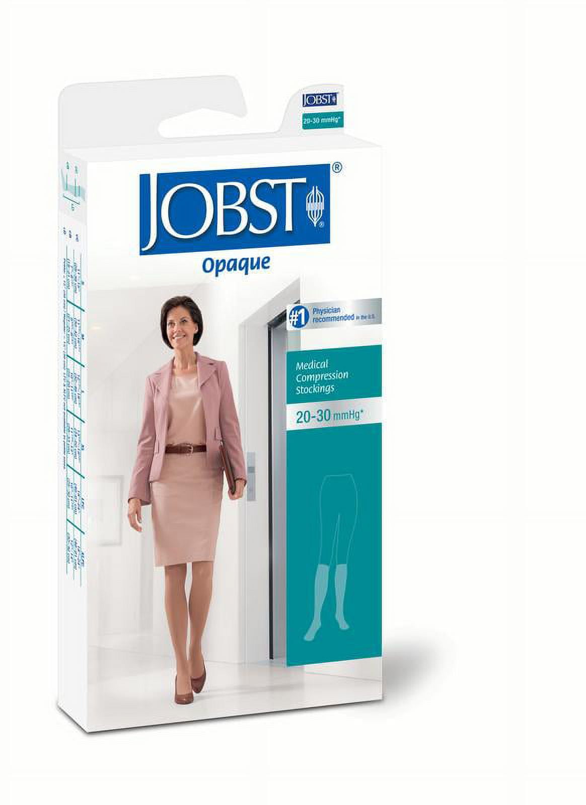 JOBST OPAQUE KNEE 15-20 CLOSED TOE MIDNIGHT NAVY MD - Walmart.com