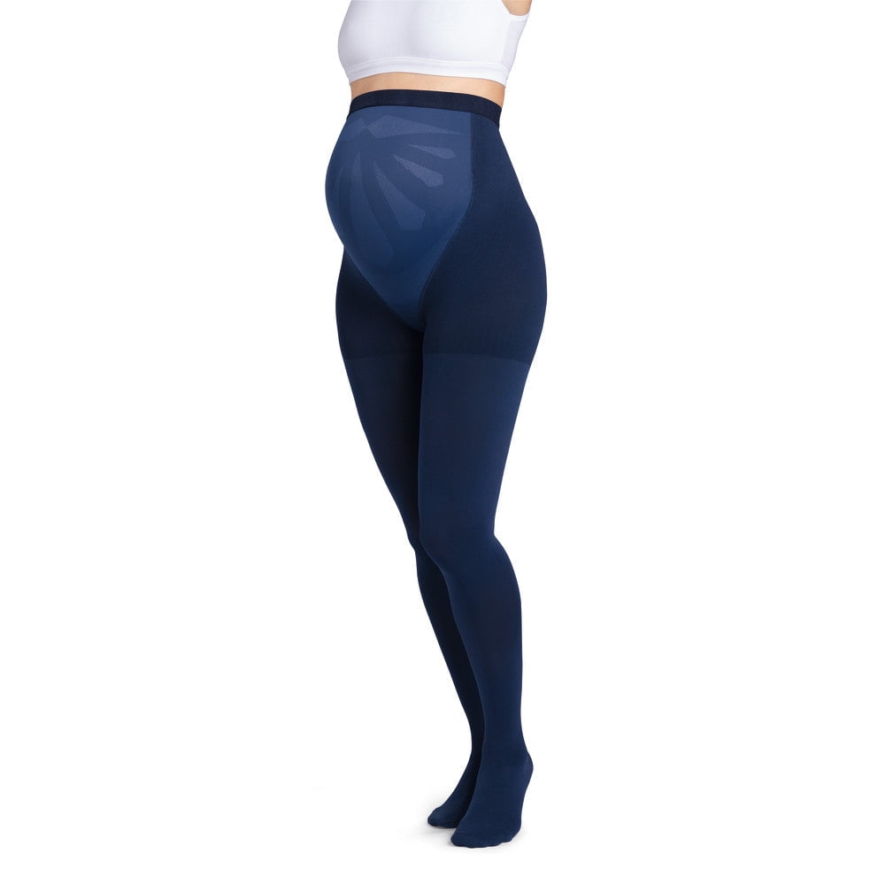JOBST Opaque Maternity 15-20 Waist High High Closed Toe XL Cranberry ...