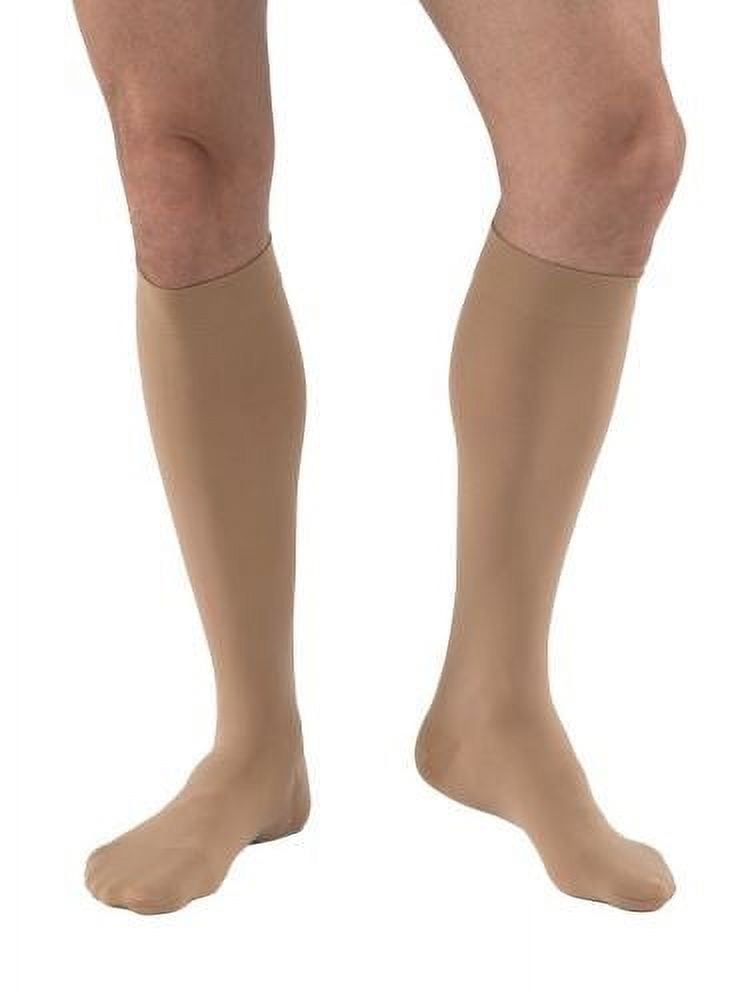 JOBST Relief Compression Stockings 30-40 mmHg Petite Knee High Silicone ...