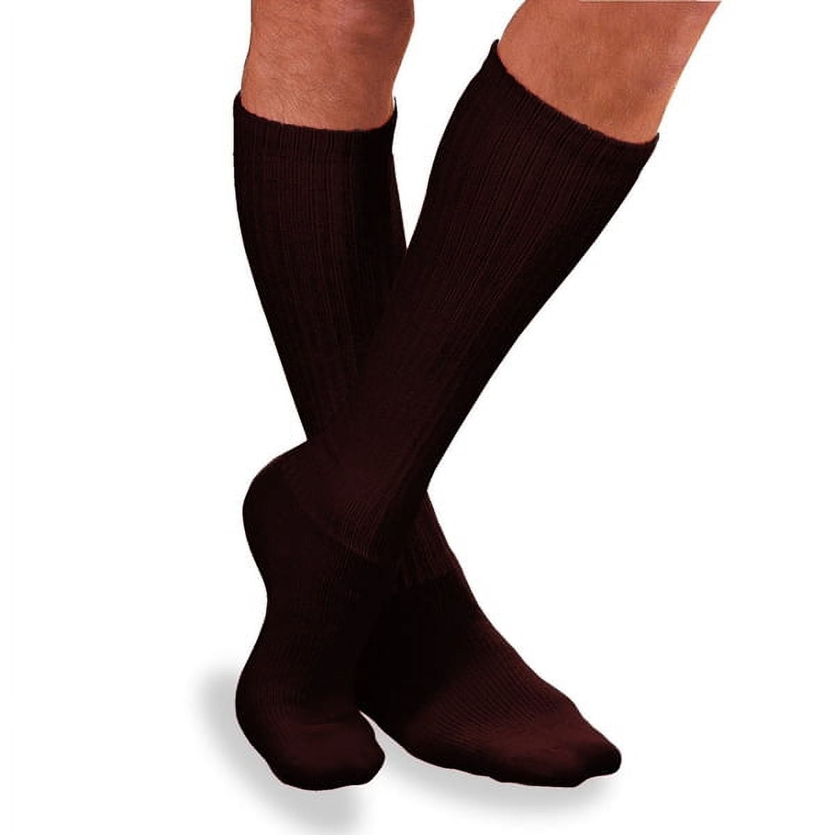 JOBST SensiFoot Diabetic Knee High Socks 8-15mmHg (Brown) X-Small ...