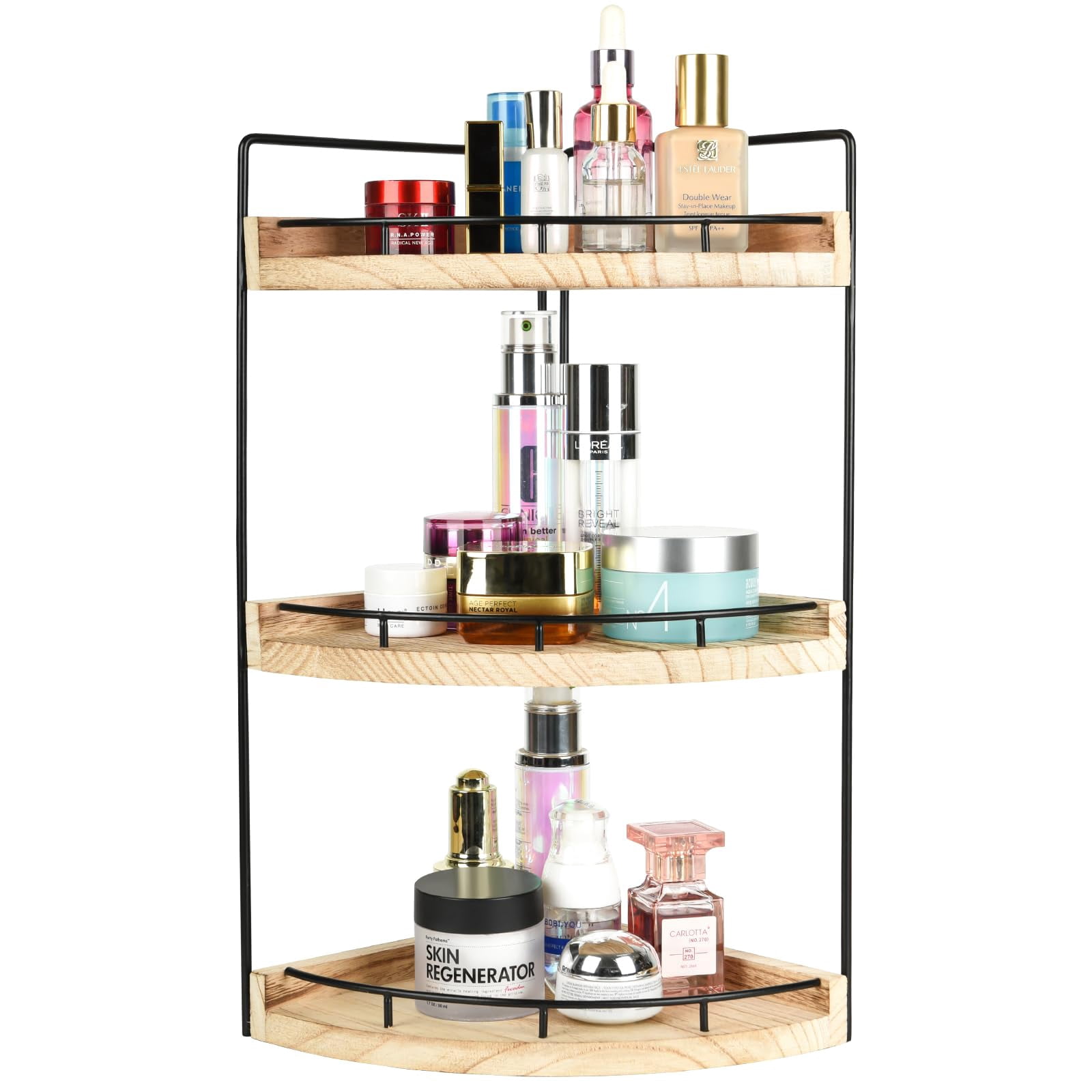 JOCHER 3-Tier Corner Bathroom Organizer Countertop for Storage,Counter ...