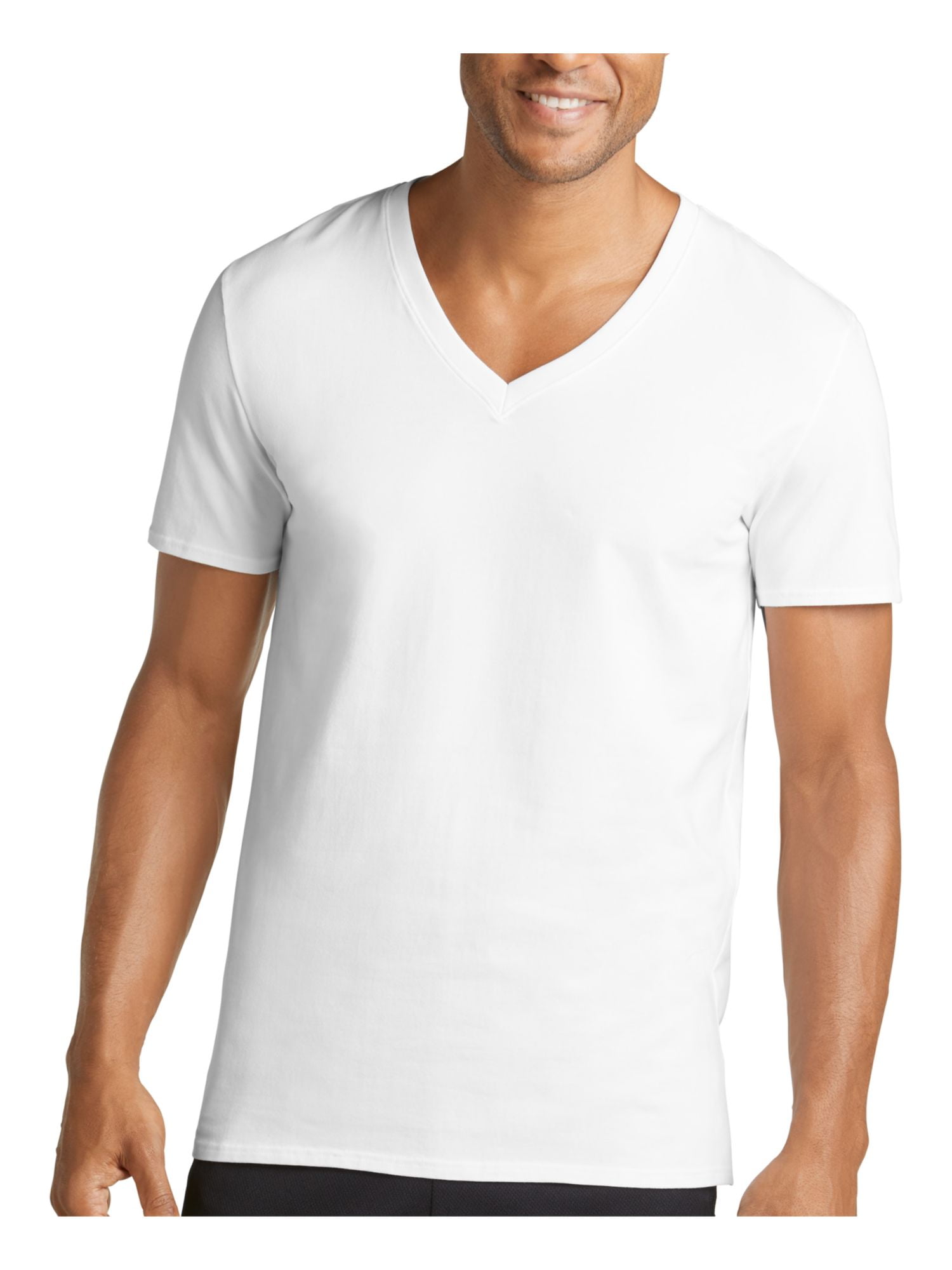 JOCKEY Intimates 2 Pack White Crew Neck Stretch Base Layer Underwear XL ...