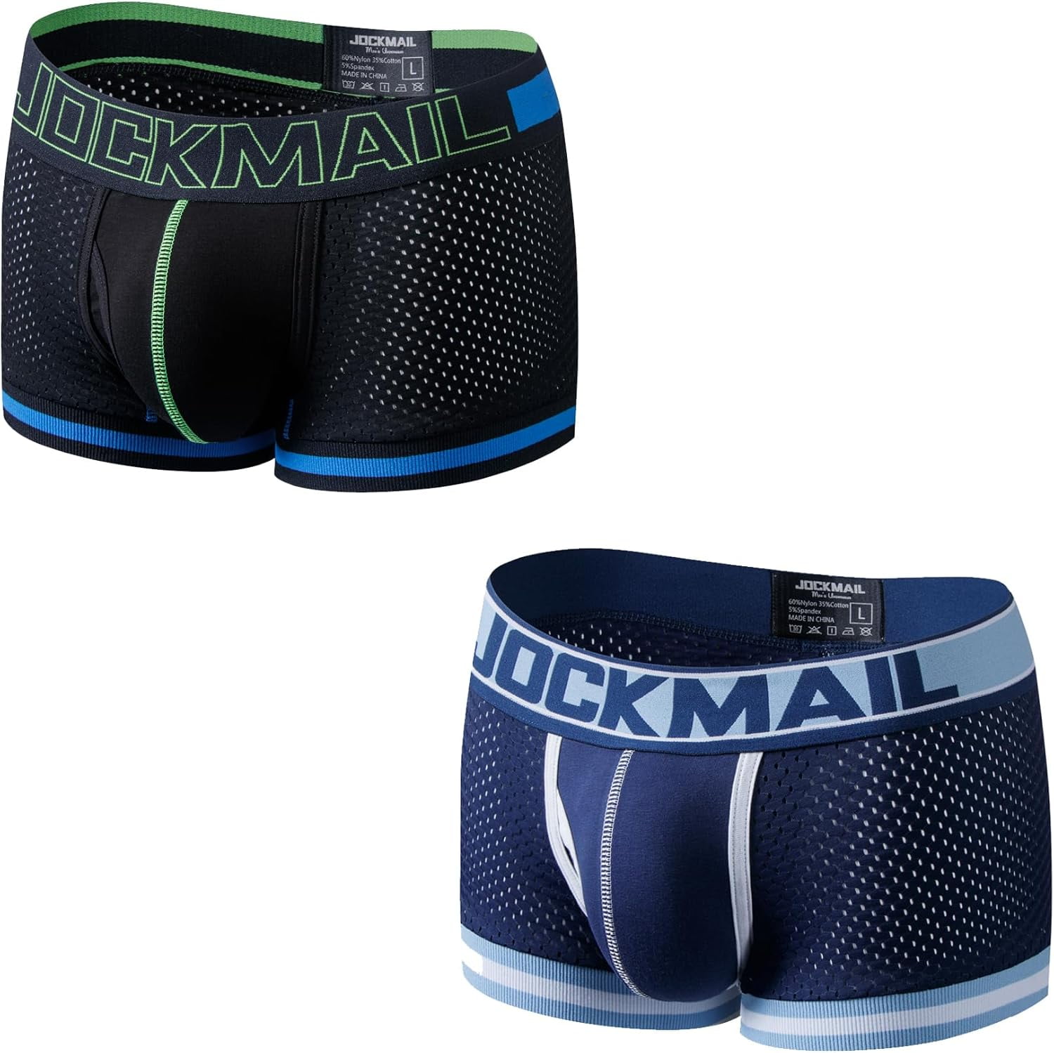 JOCKMAIL 2 Pack/PCS Men's Mesh U Pouch Underwear Mens Underwear Briefs ...