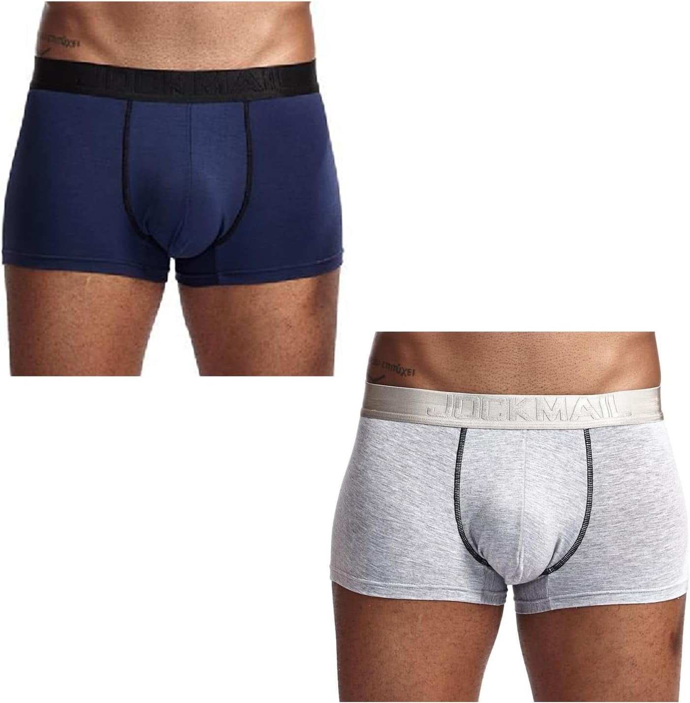 JOCKMAIL 2 Pack/PCS Men's Underwear Boxer Briefs Mens Modal Boxer ...