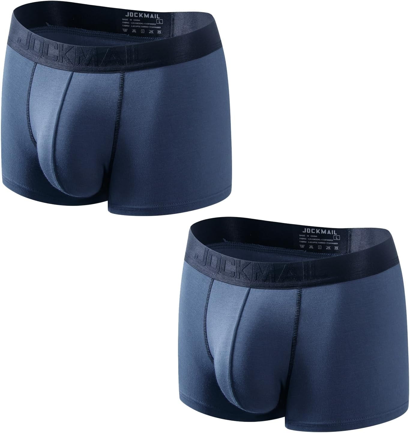 JOCKMAIL 2 Pack/PCS Men's Underwear Boxer Briefs Soft Breathable Modal ...