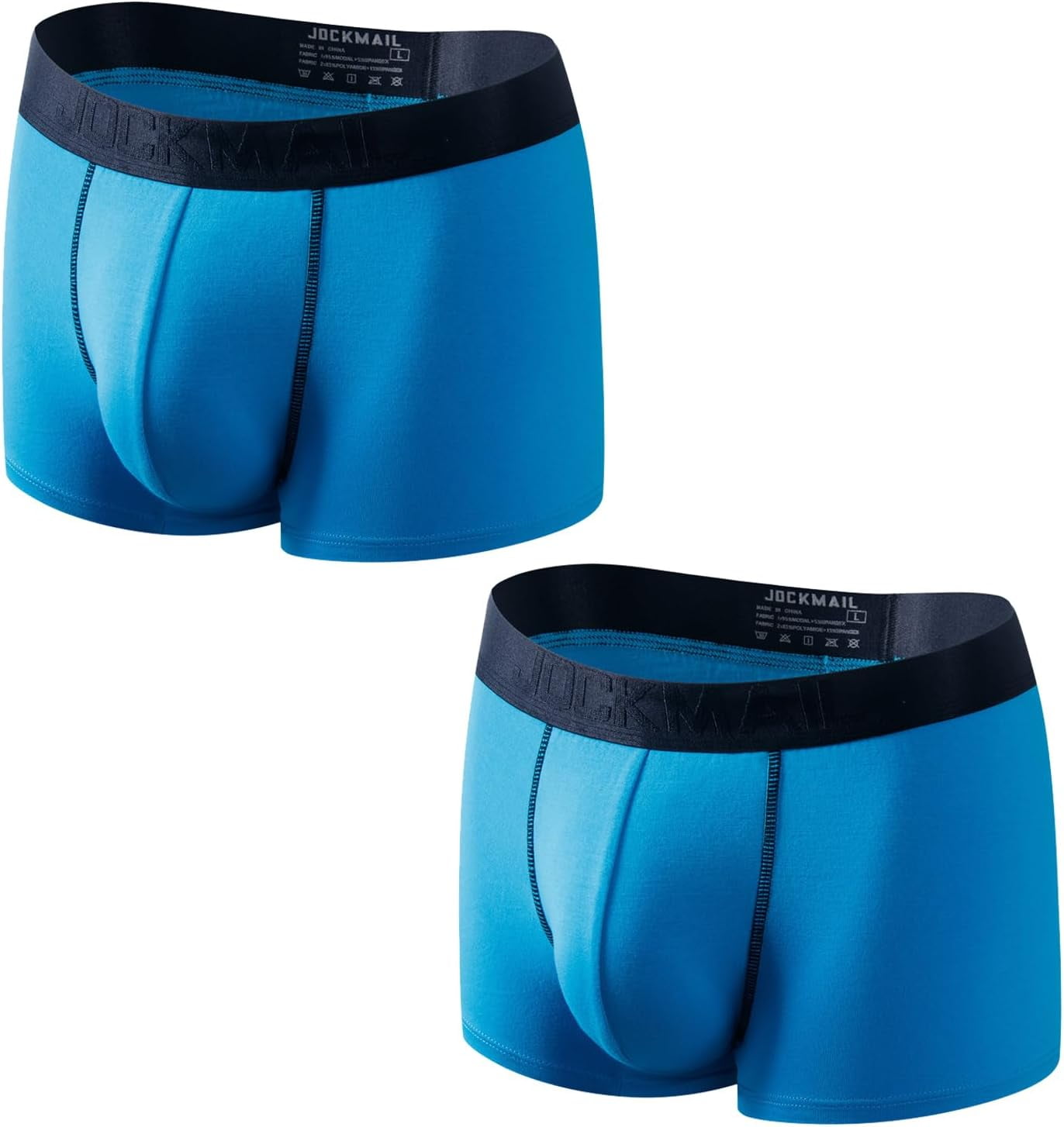 JOCKMAIL 2 Pack/PCS Men's Underwear Boxer Briefs Soft Breathable Modal ...