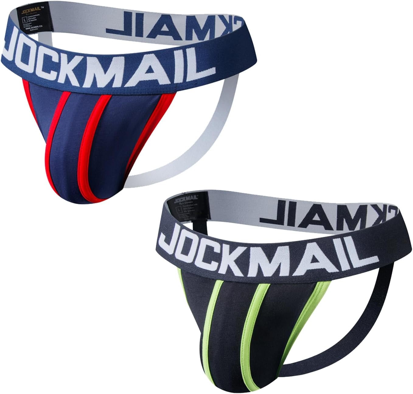 JOCKMAIL 2PCS/Pack Jockstraps Men Thong Underwear Men G-String Thong ...