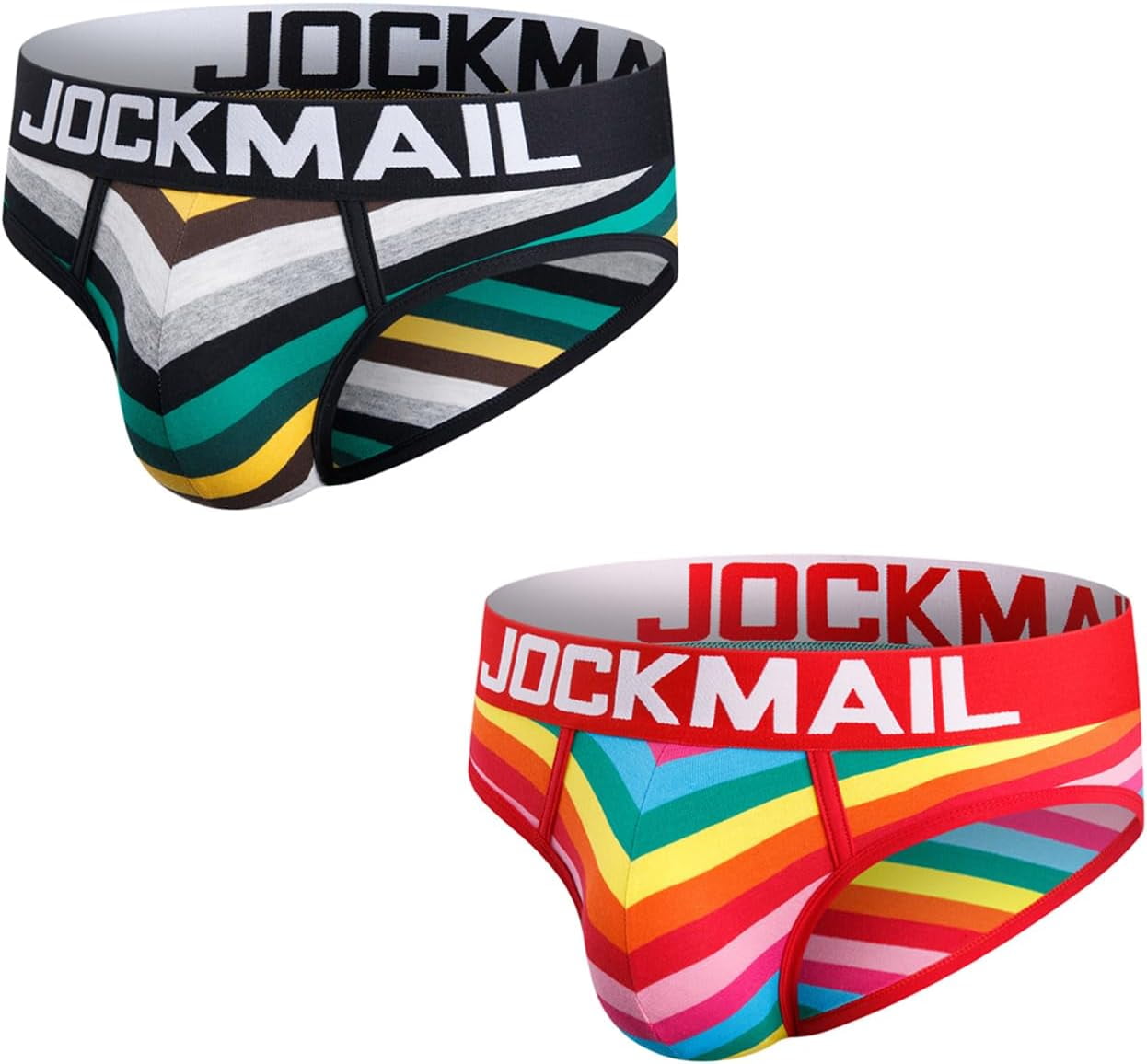 JOCKMAIL 2PCS/Pack Men Cotton Briefs Men's Underwear Briefs Low Waist ...