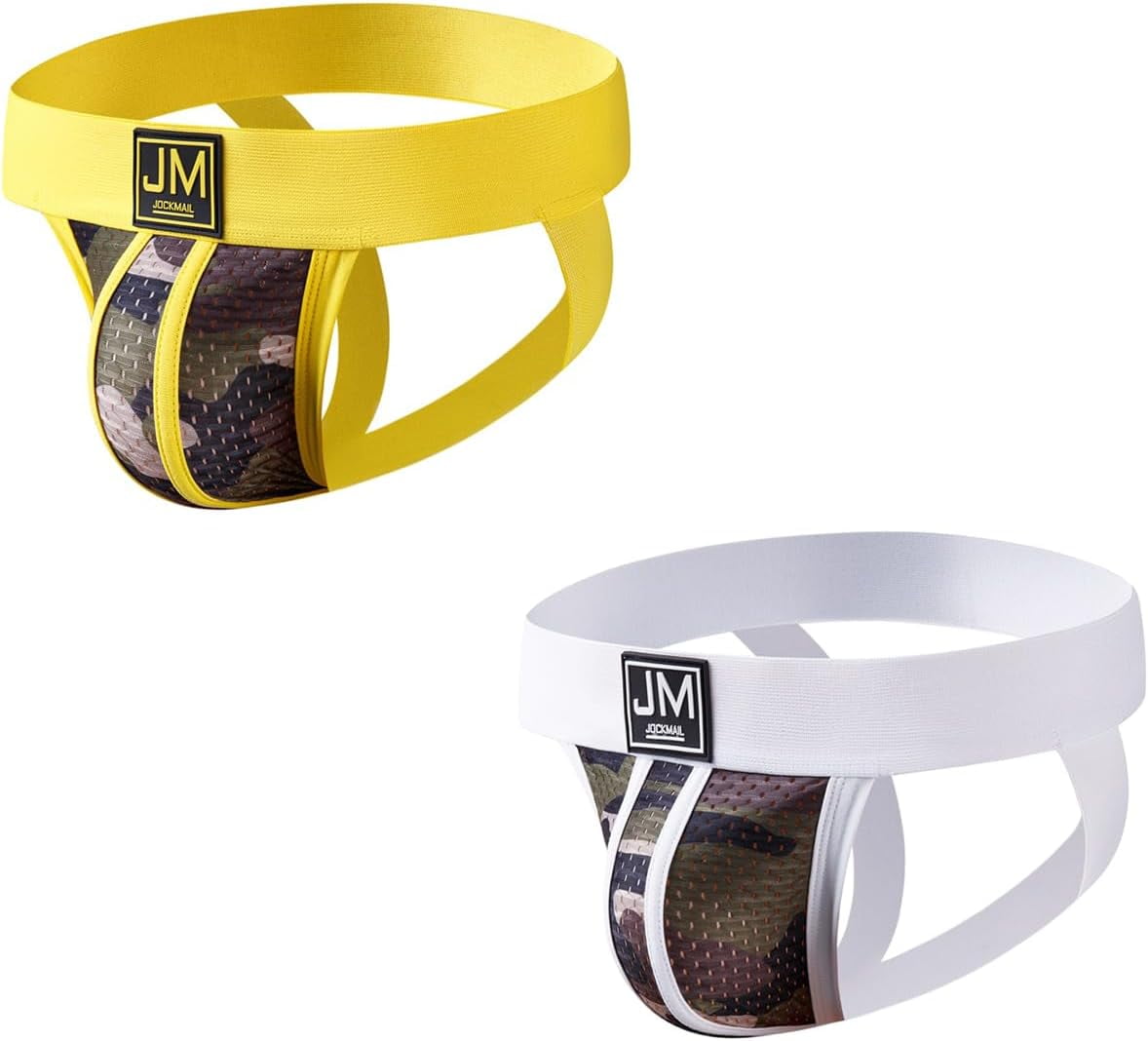 JOCKMAIL 2PCS/Pack Mens Jock Straps Underwear Mens Thongs Wide Belt Mesh Mens Briefs Mens Cotton ...