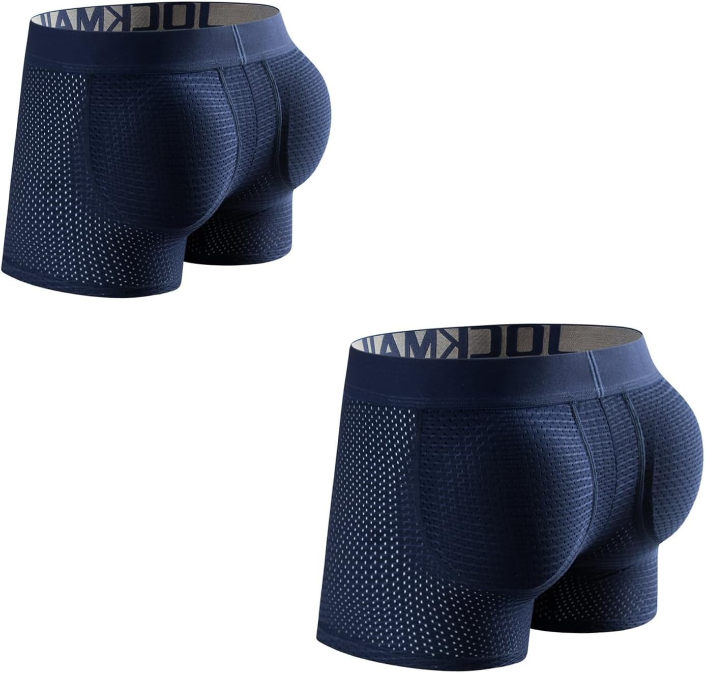 JOCKMAIL 2PCS/Pack Mens Padded Boxer Brief for Enhancing Buttocks Male ...