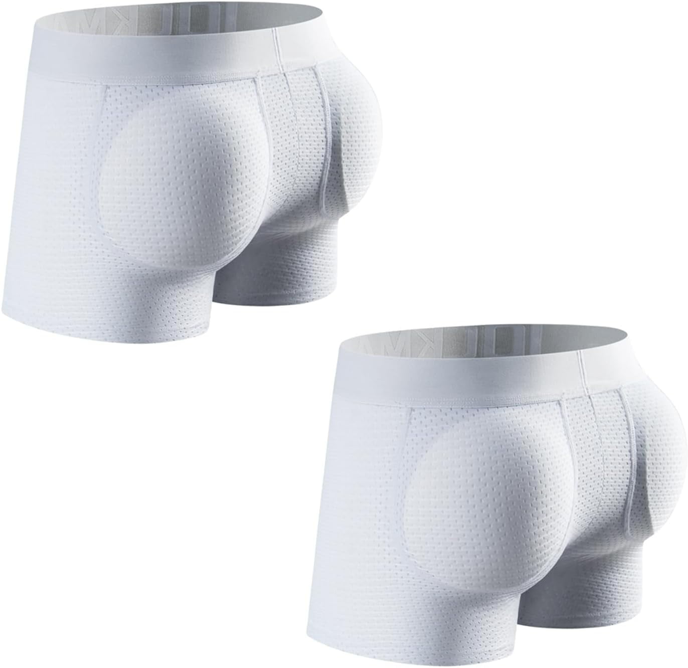 JOCKMAIL 2PCS/Pack Mens Padded Boxer Brief for Enhancing Buttocks Male ...