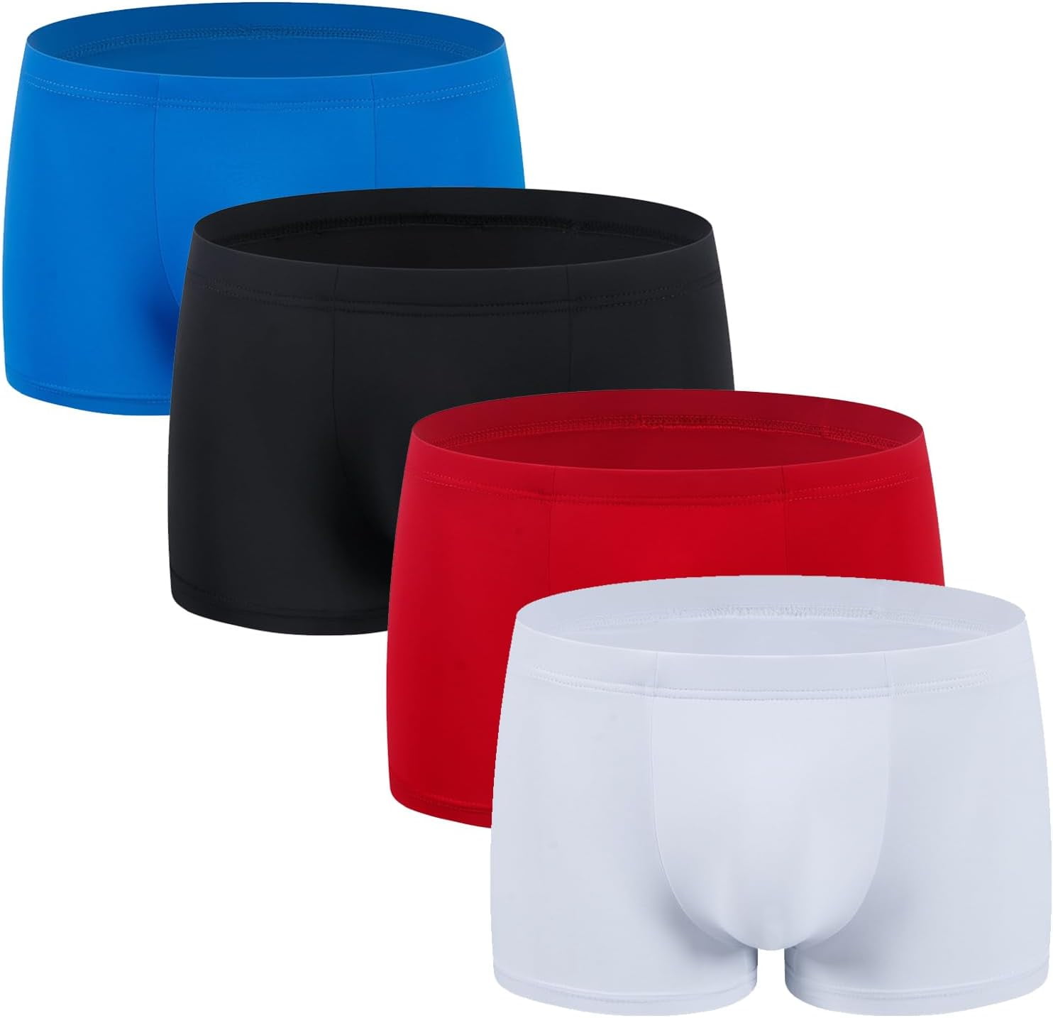 JOCKMAIL 4PCS/Pack Mens Underwear Boxers Briefs Ice-cream Silk ...