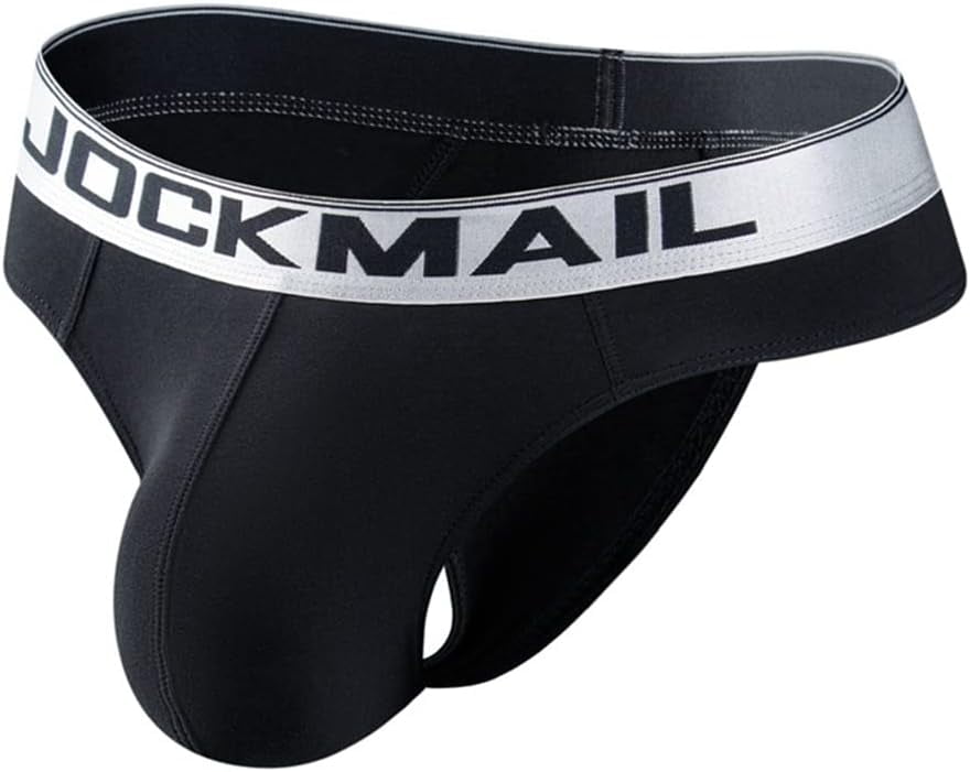 JOCKMAIL Jockstrap Briefs Athletic Supporters Bikini Underwear for Men Jock Strap Male for Gym ...
