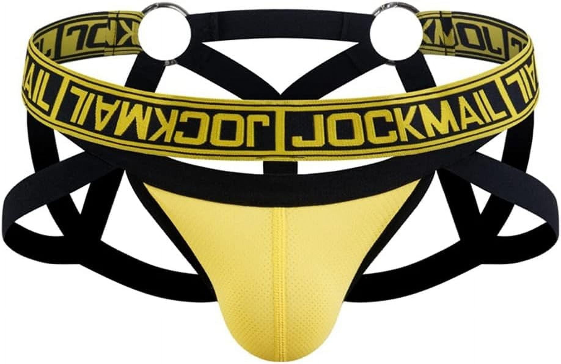 JOCKMAIL Jockstrap Mesh Breathable Athletic Supporters for Men Jock ...
