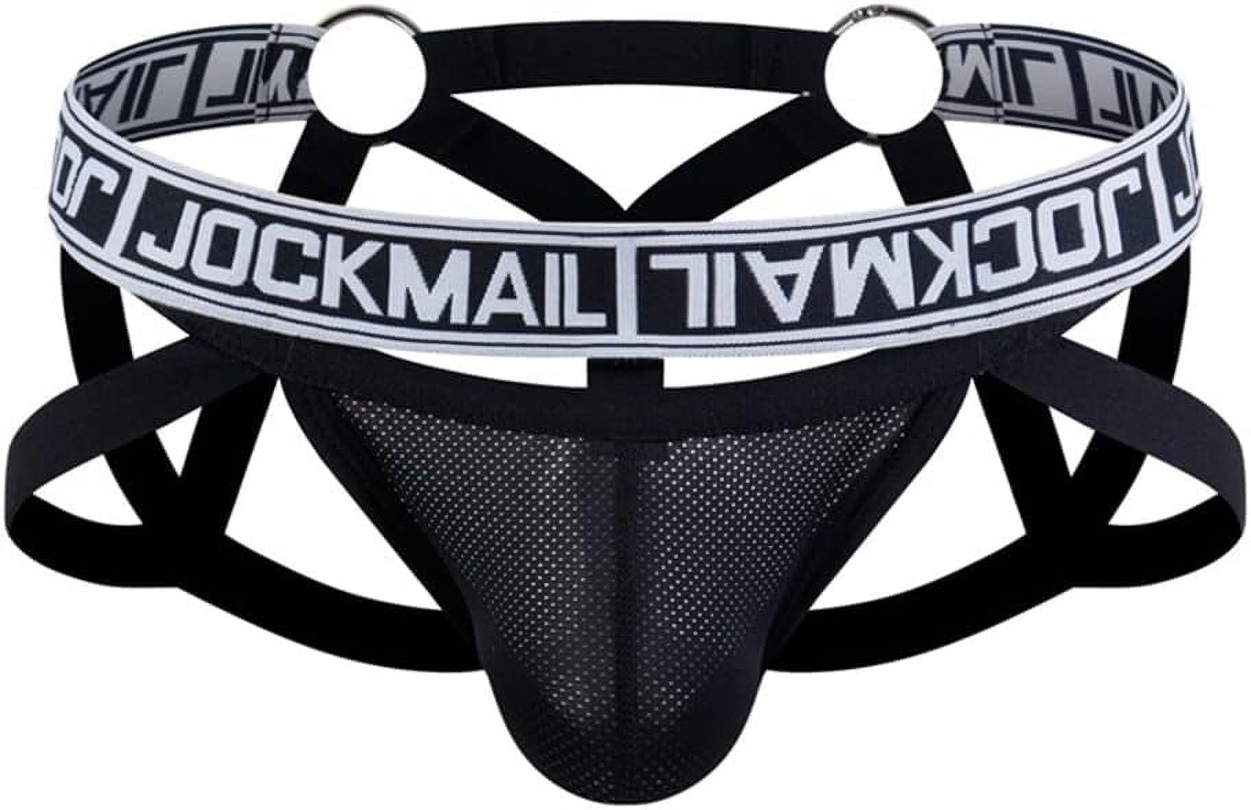 JOCKMAIL Jockstrap Mesh Breathable Athletic Supporters for Men Jock ...