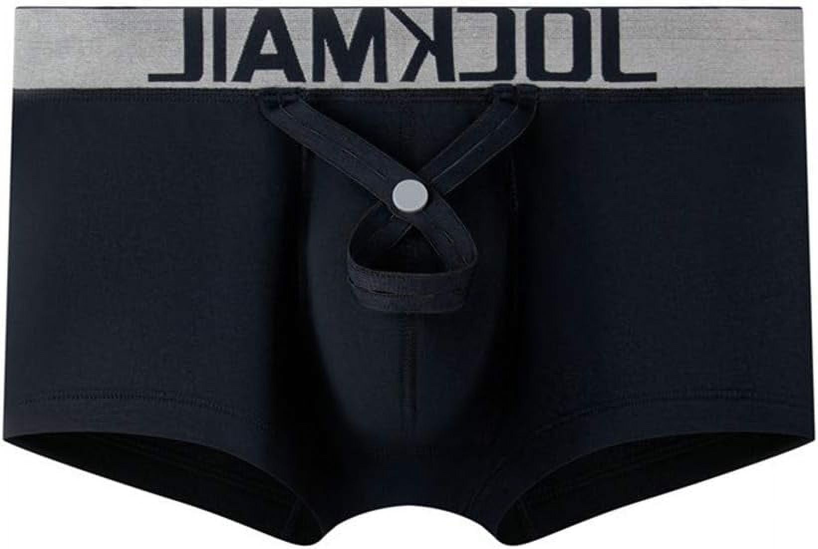 JOCKMAIL Men Boxer U Convex Cotton Pouch Adjustable Size Ring Men trunk ...