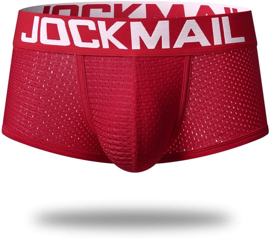 JOCKMAIL Men Underwear Boxers Mesh Low Waist Men Panties Male ...