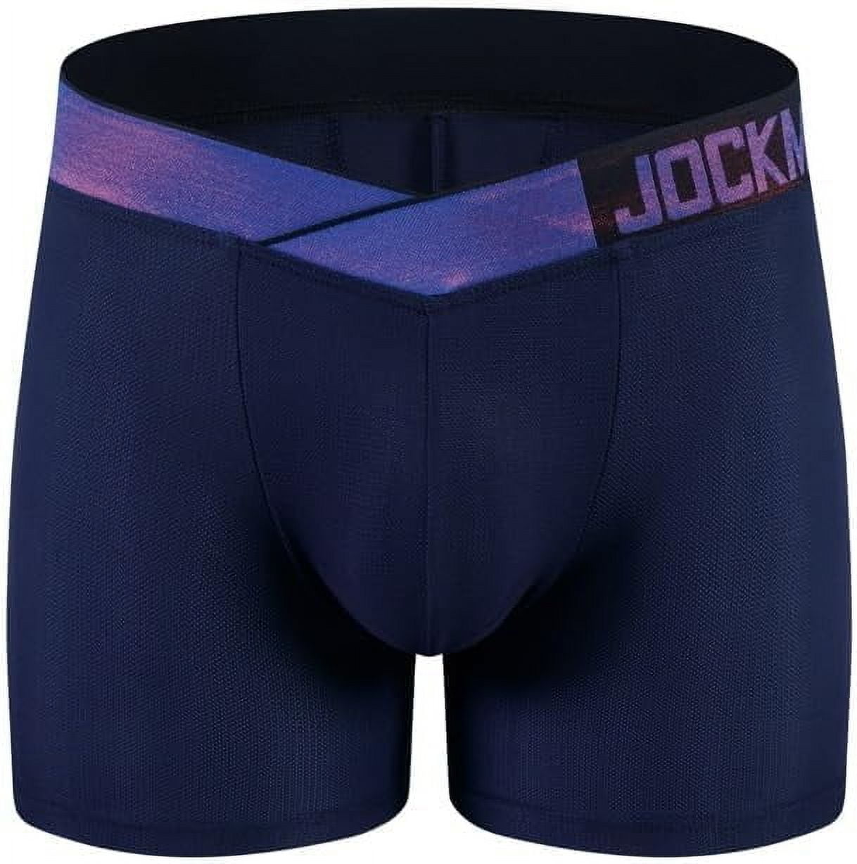 JOCKMAIL Men's Boxer Briefs Men Padded Underwear Enhance Butt Lifter ...