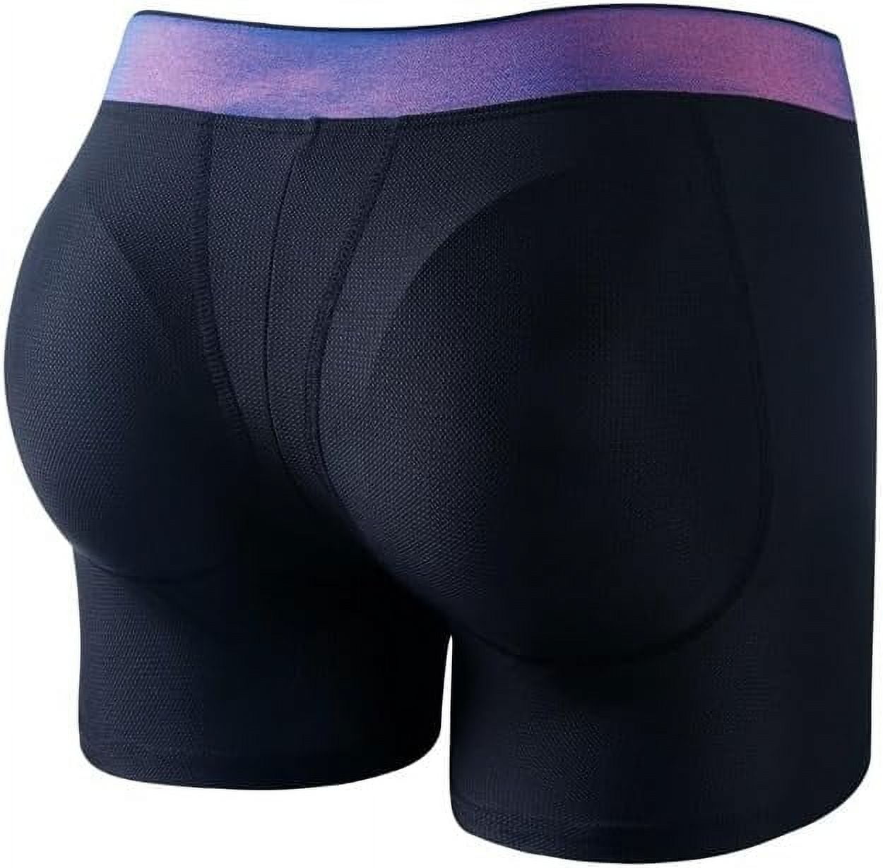 JOCKMAIL Men's Boxer Briefs Men Padded Underwear Enhance Butt Lifter ...