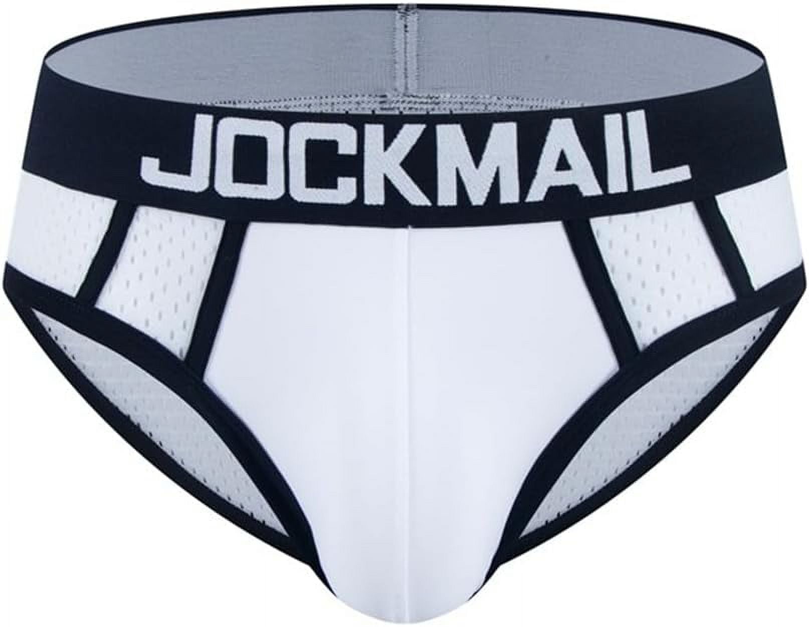 JOCKMAIL Men's Boxer Briefs Underwear Low Rise Mens Mesh Breathable ...