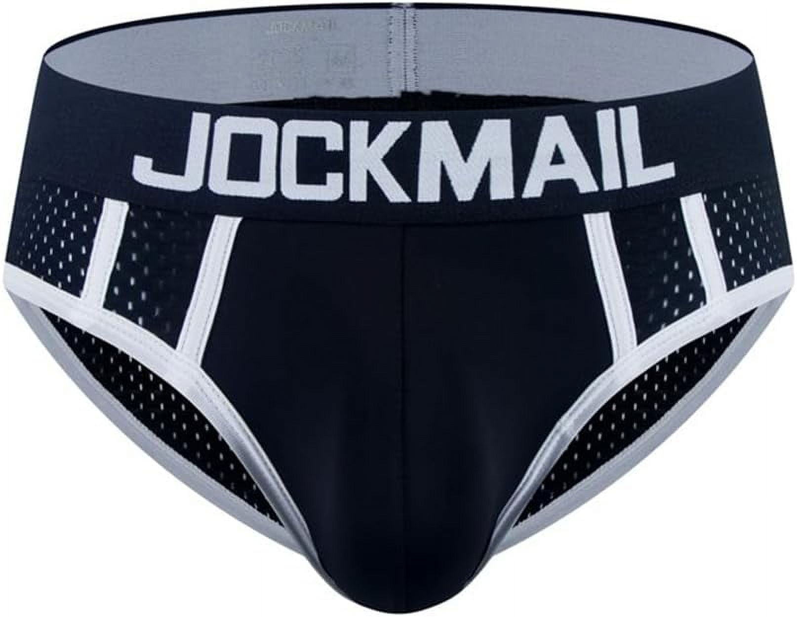 JOCKMAIL Men's Boxer Briefs Underwear Low Rise Mens Mesh Breathable ...