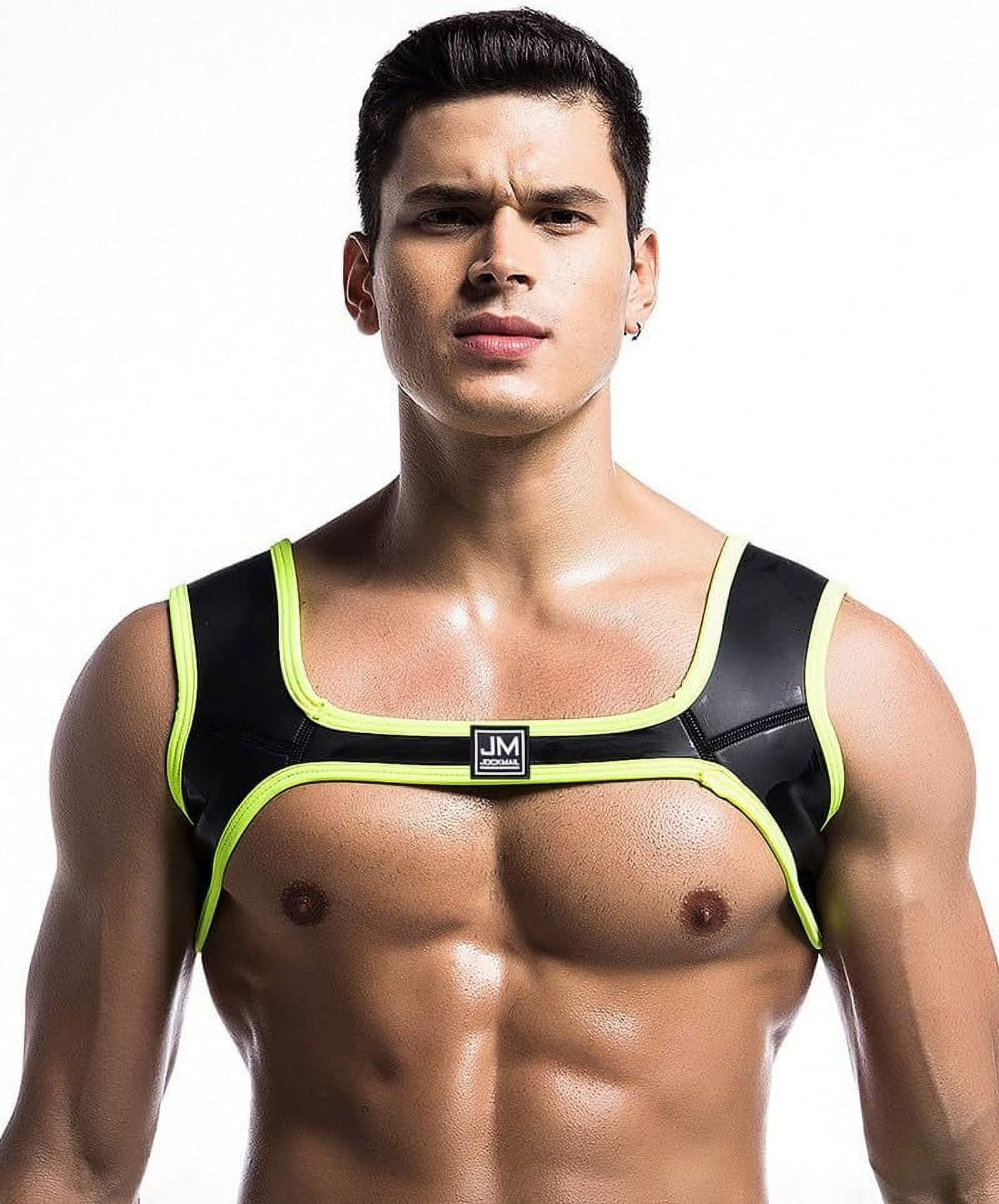 JOCKMAIL Men's Harness Belt Elastic Shoulder Strap Mens Neoprene ...