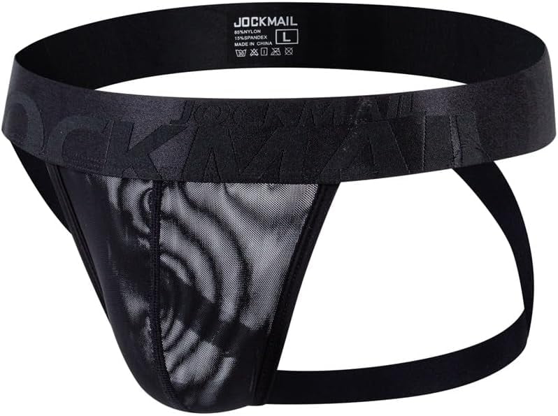 JOCKMAIL Men's Jockstrap Sexy Underwear Breathable Athletic Supporter Sport Jock Straps Male ...
