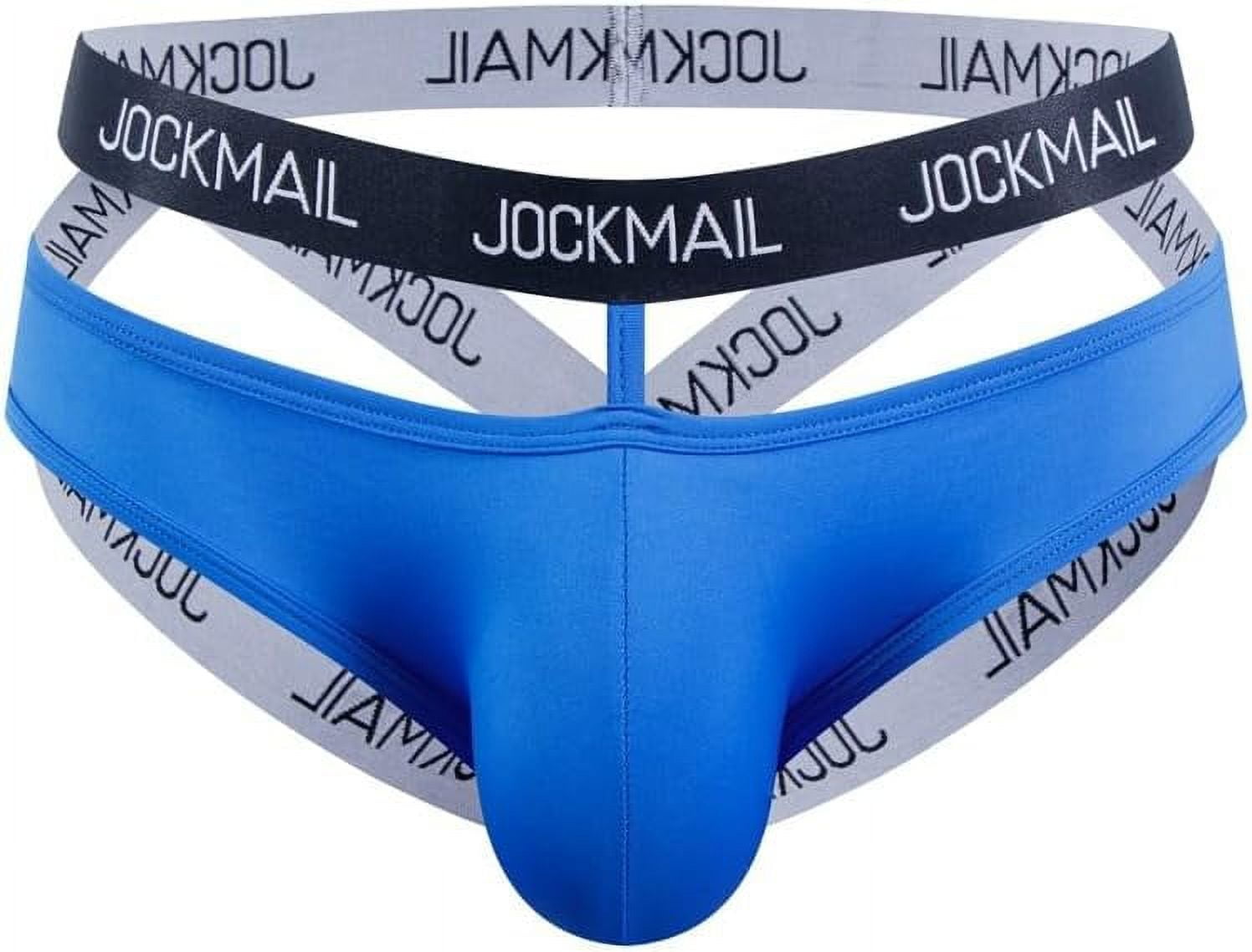 JOCKMAIL Men's Sexy Jockstrap Ice Silk Breathable Thongs Men's Thong ...
