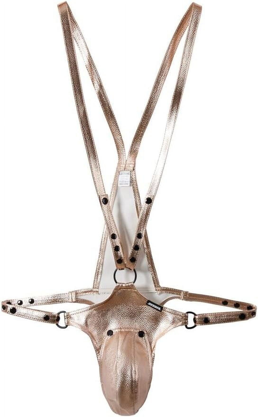 JOCKMAIL Men's Sexy Thong Leotard Bodysuit Singlet Jumpsuit One-Piece G ...