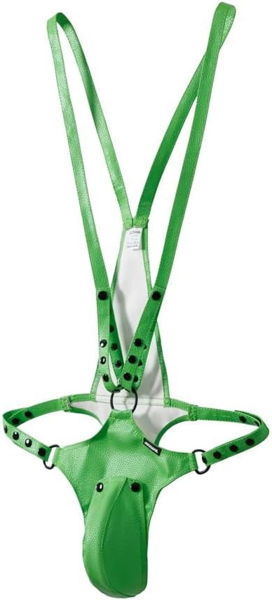 JOCKMAIL Men's Sexy Thong Leotard Bodysuit Singlet Jumpsuit One-Piece G ...