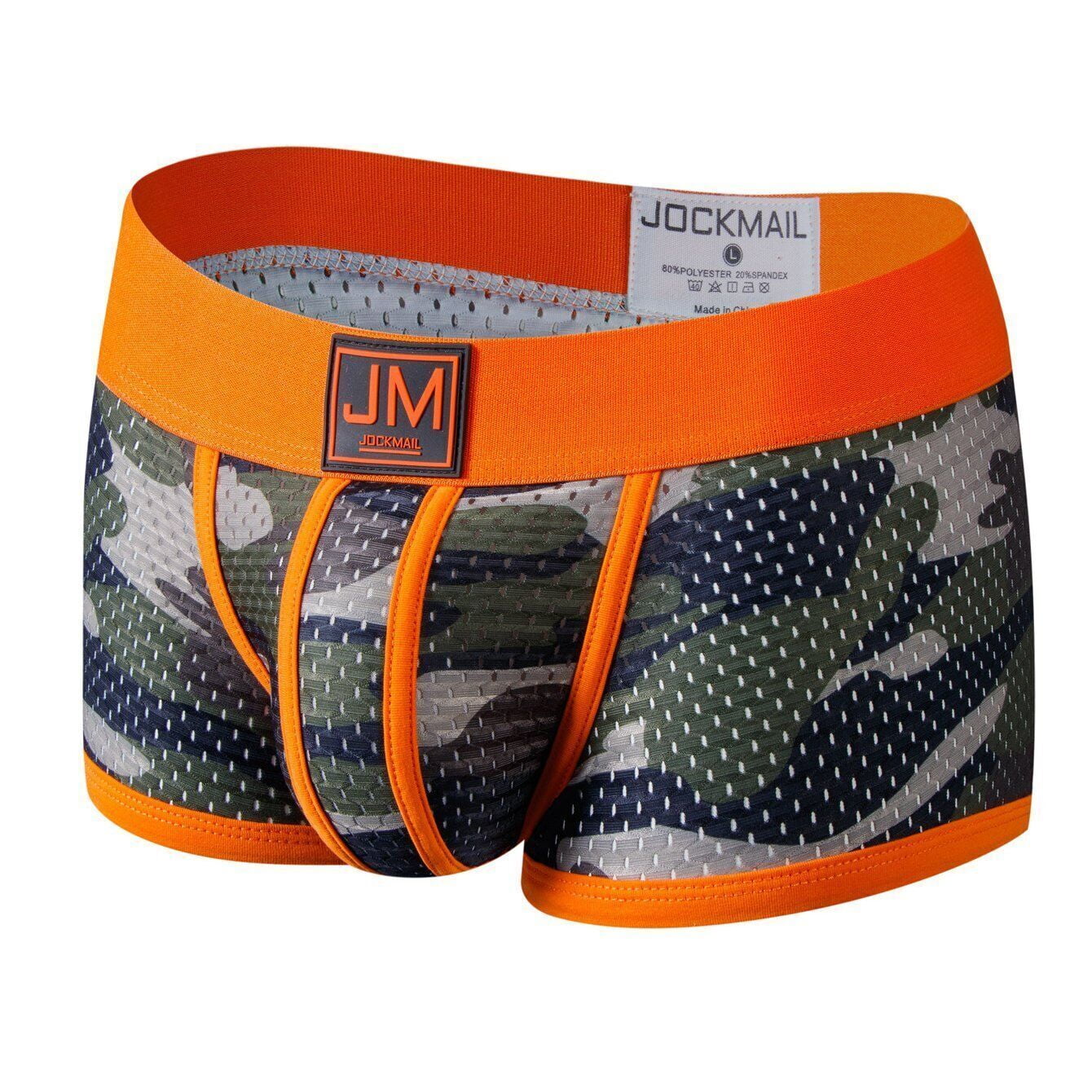 JOCKMAIL Mens 6 Pack Boxer Shorts Trunks Gift Jockstrap Underwear Nylon ...