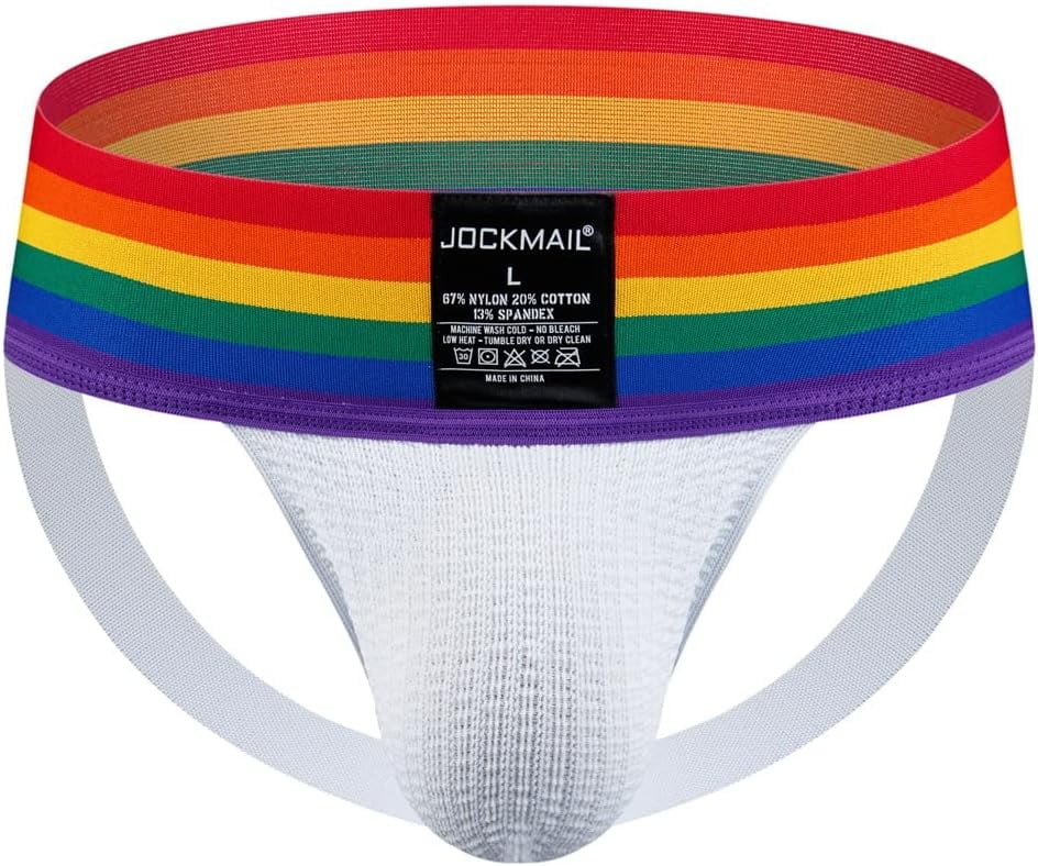 JOCKMAIL Mens Briefs Jockstrap Athletic Supporter Men Jockstrap Rainbow ...